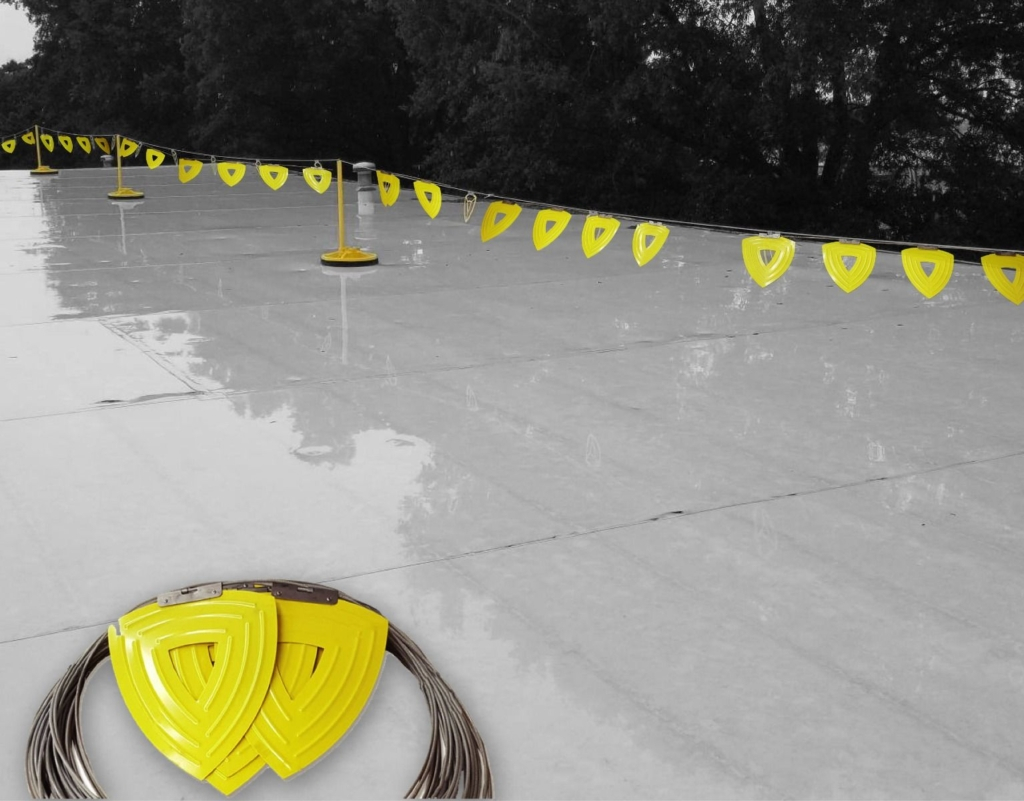 Roof Warning Line Systems Portable & Fixed – CAI Safety