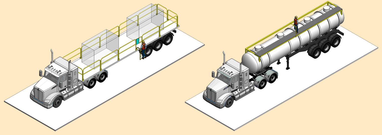 Truck Fall Protection & Fall Arrest Systems – CAI Safety