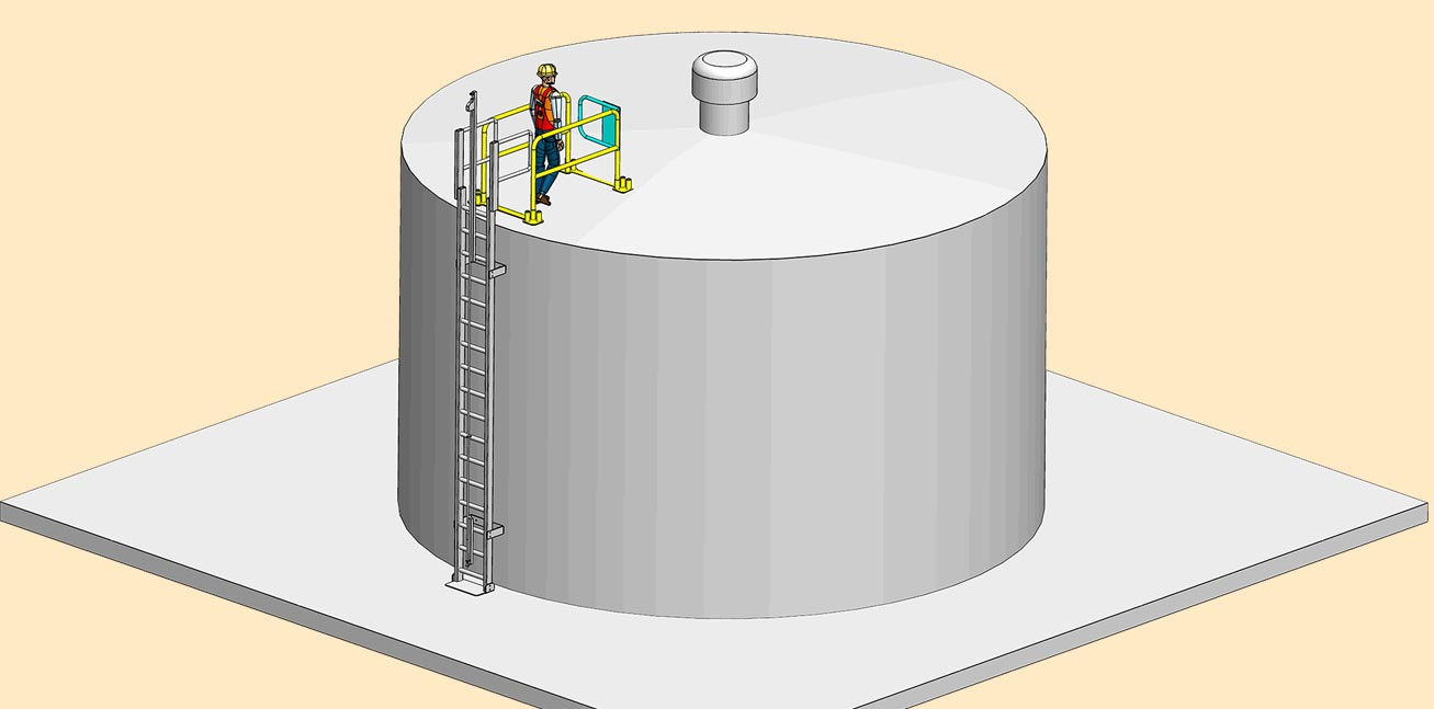 Water Tank & Water Reservoir Fall Protection – CAI Safety