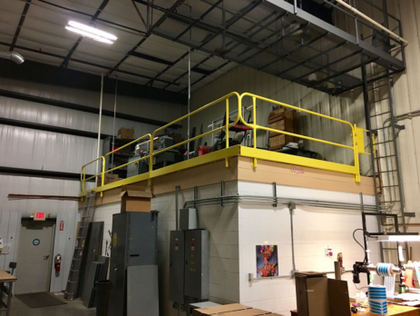 Fixed Mounted Guardrails with Bracket Mounts | CAI Safety Systems, Inc.