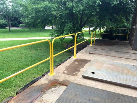 Fixed Mounted Guardrails with Bracket Mounts | CAI Safety Systems, Inc.