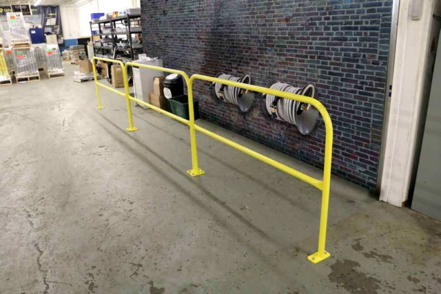 Fixed Mounted Guardrails with Bracket Mounts | CAI Safety Systems, Inc.