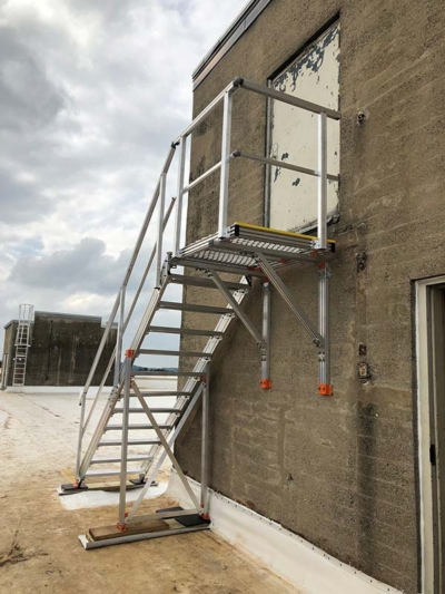 Aluminum Modular Roof Access Stairs – CAI Safety Systems, Inc.