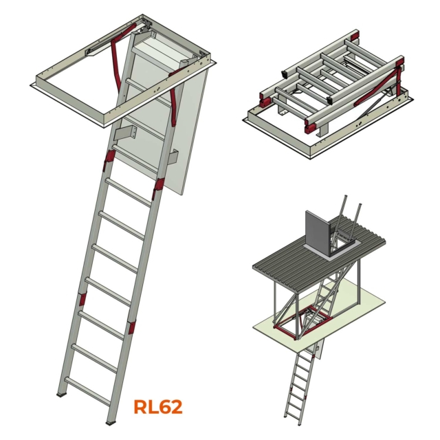 Top Folding Attic Ladder for Easy Access – CAI Safety Systems, Inc.