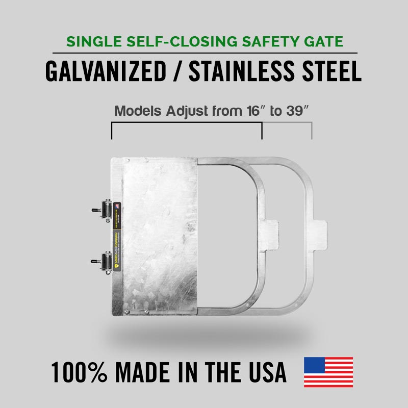 Single Self-Closing Safety Gate / Swing Gate / Ladder Gate